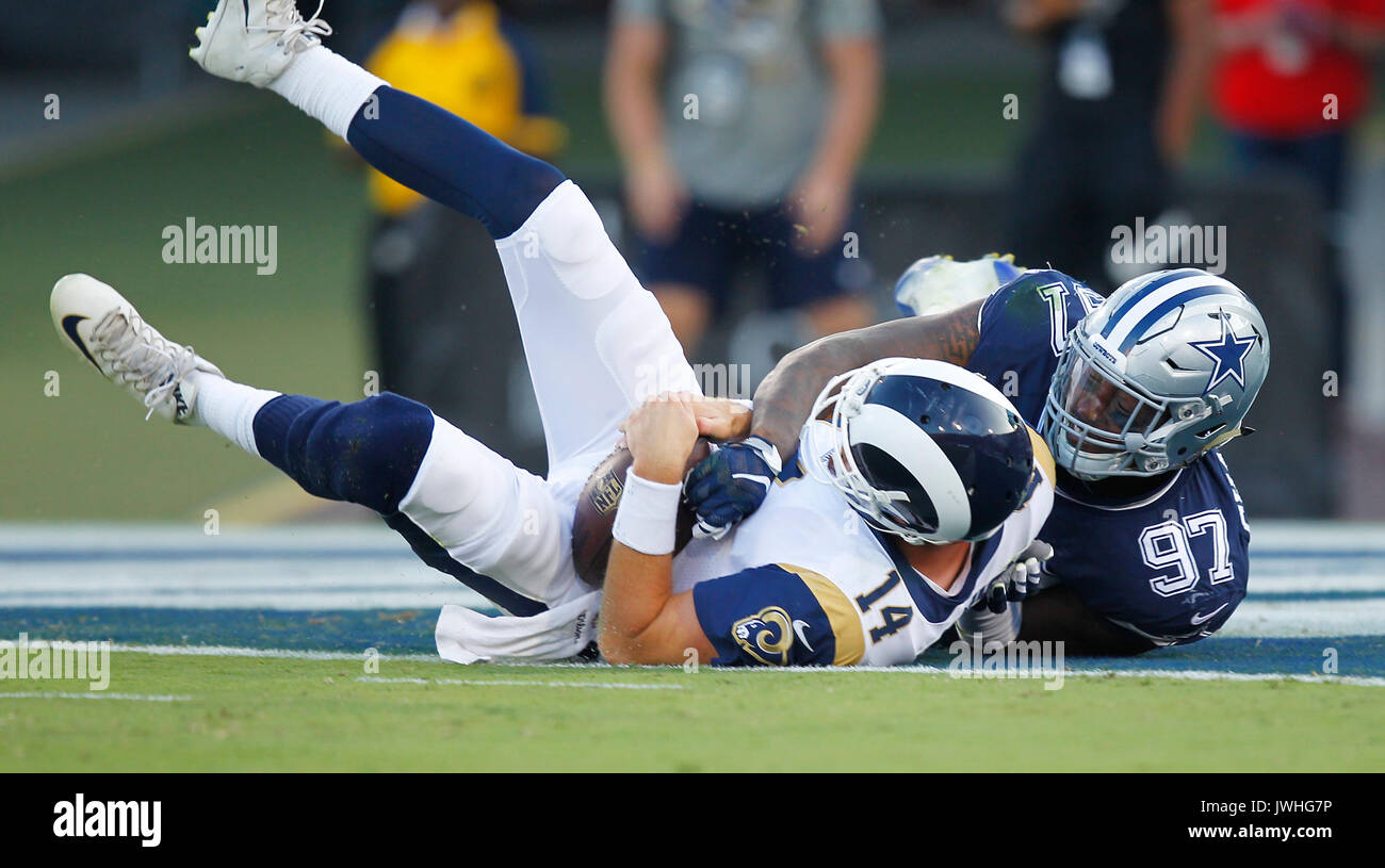 Los Angeles, CA, USA. 12th Aug, 2017. Los Angeles Rams quarterback Sean ...