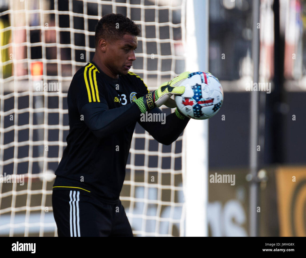 Columbus crew goalkeeper zack steffen 23 hi-res stock photography and ...