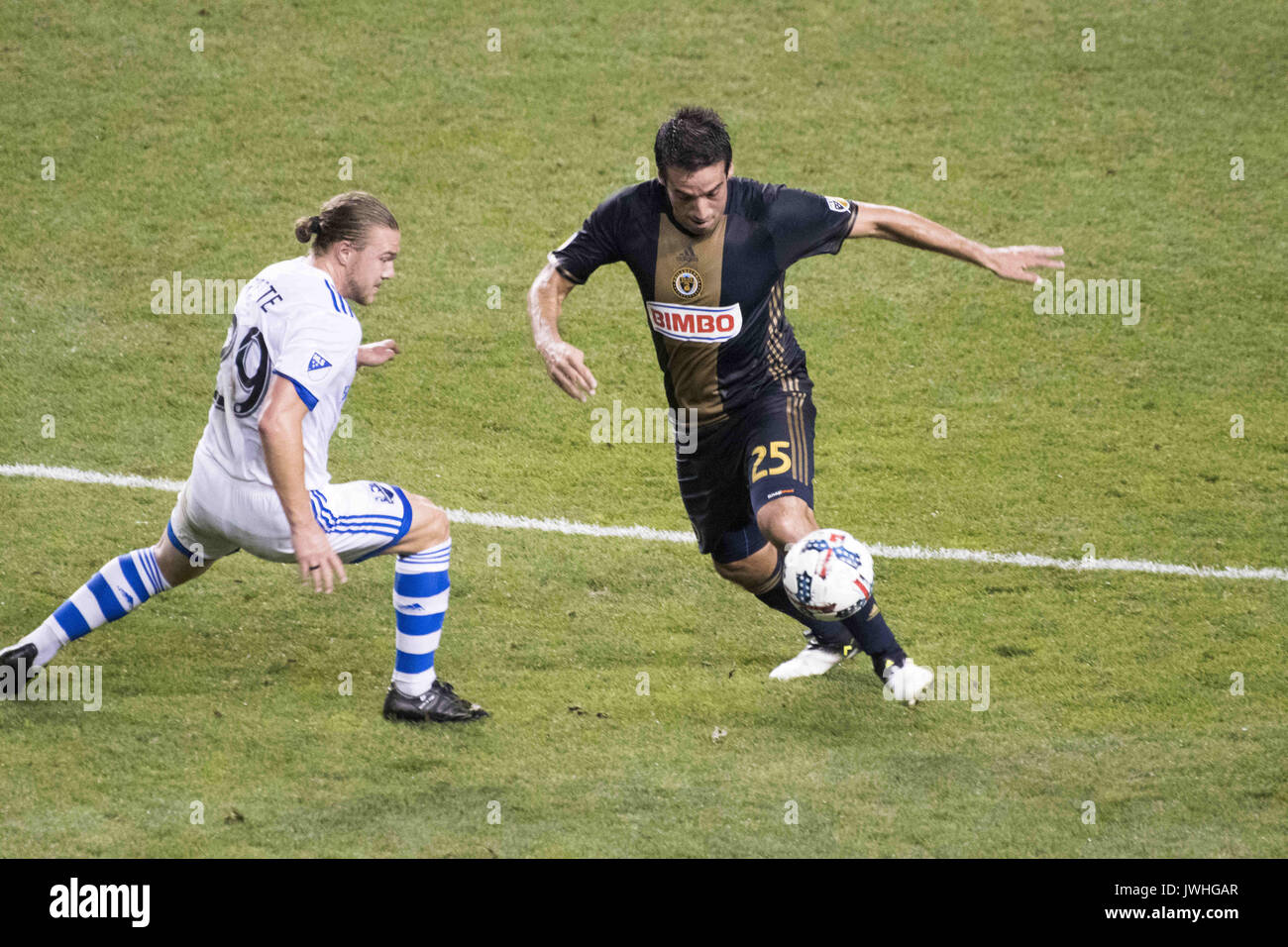 Chester, Pennsylvania, USA. 12th Aug, 2017. Montreal Impact's, SAMUEL ...