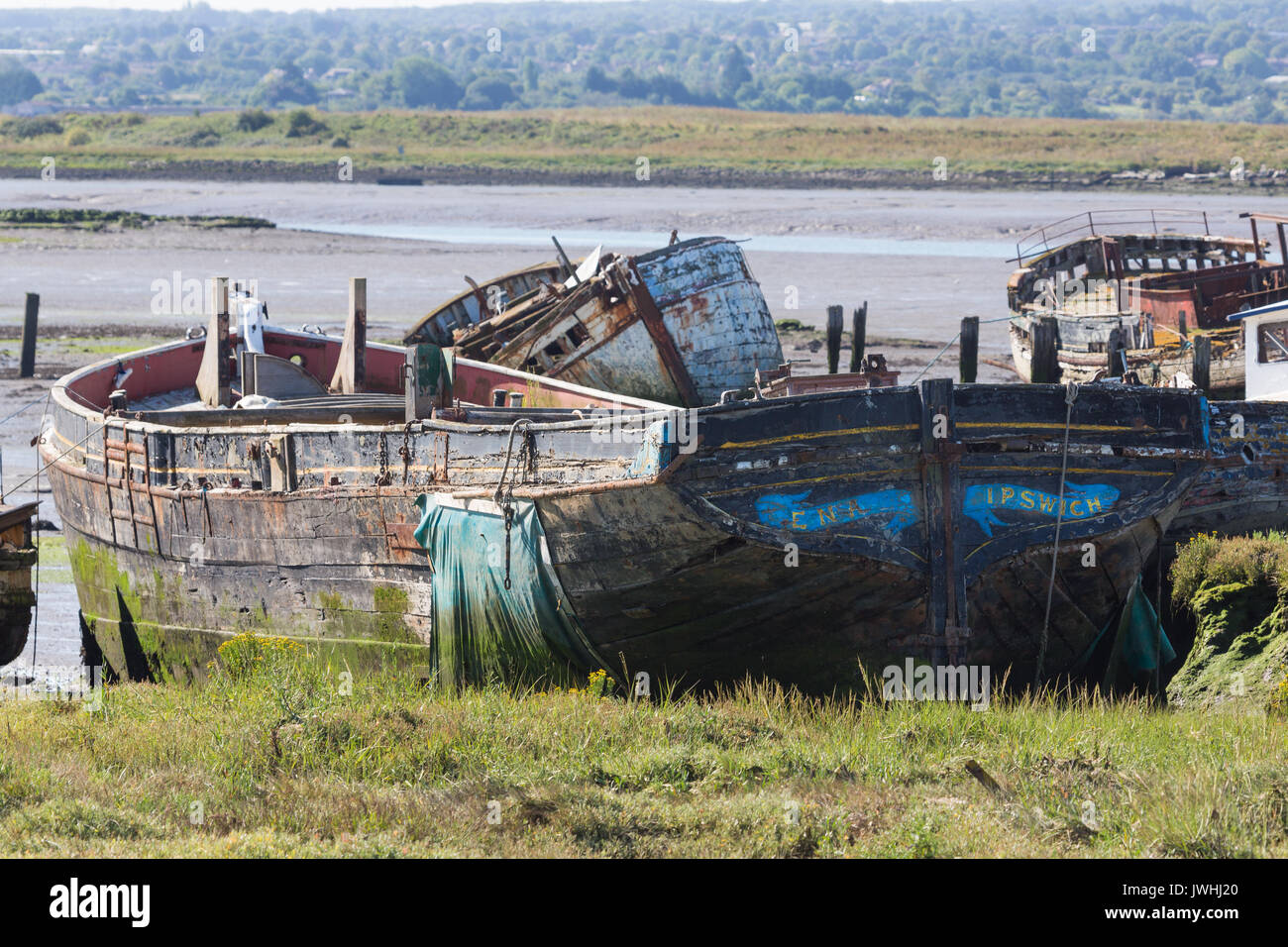Hoo, Kent, United Kingdom. 13th August, 2017. Thames Sailing barge Ena ...