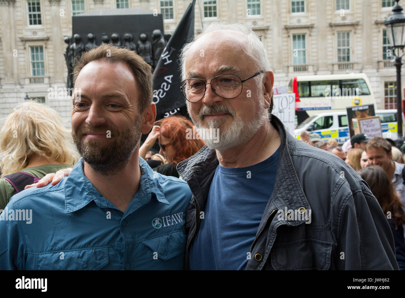 London, UK, 12th August 2017. Make Badger Culling, Fox Hunting & Driven ...