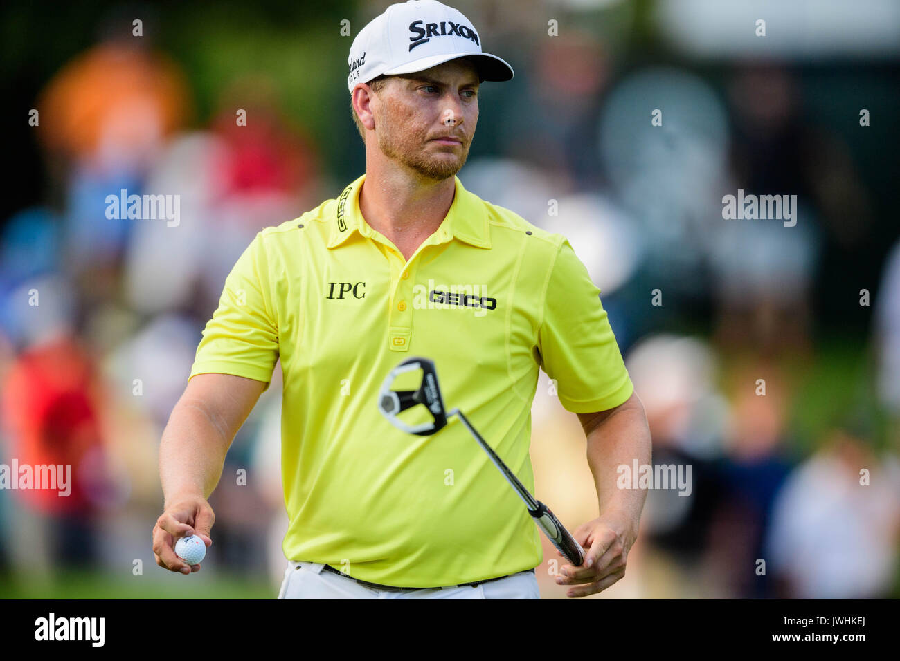 Golfer Chris Stroud during the PGA Championship on Saturday August 12 ...