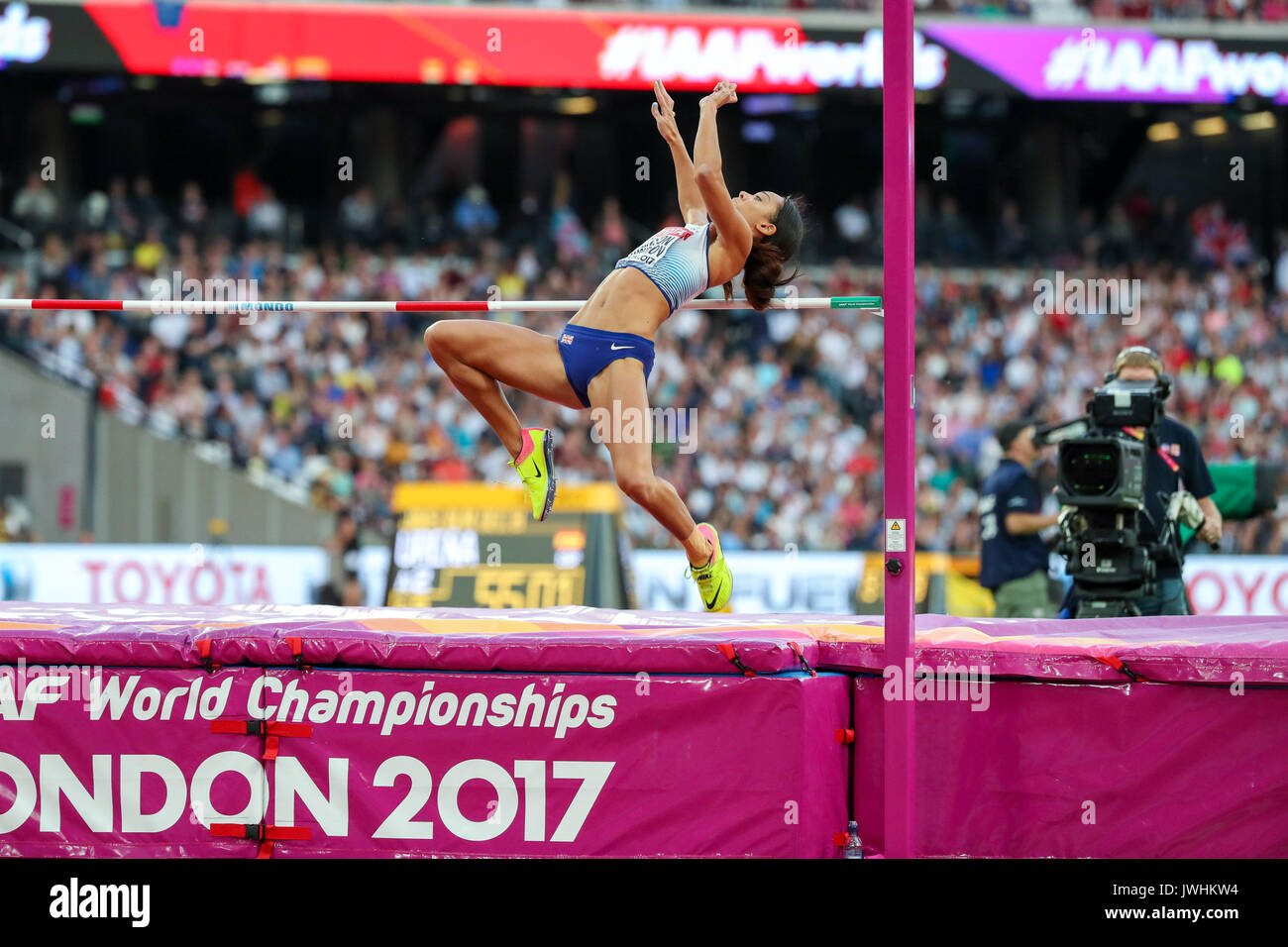 Katarina johnson thompson high jump hi-res stock photography and images ...