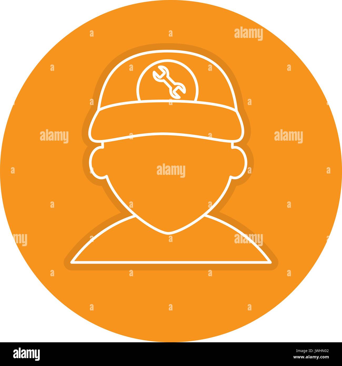 mechanic avatar character icon vector illustration design Stock Vector ...