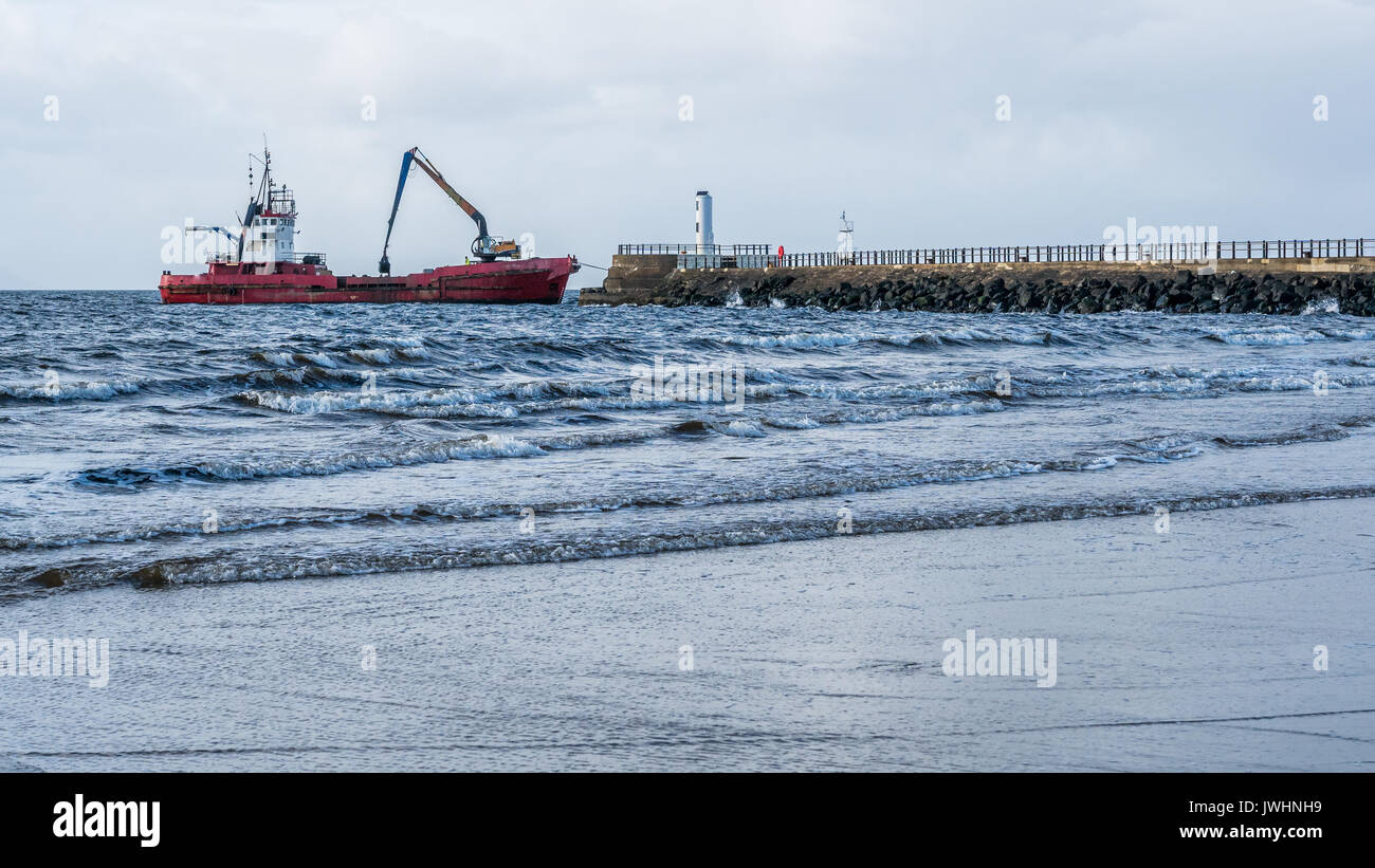 Dredger sea hi-res stock photography and images - Alamy