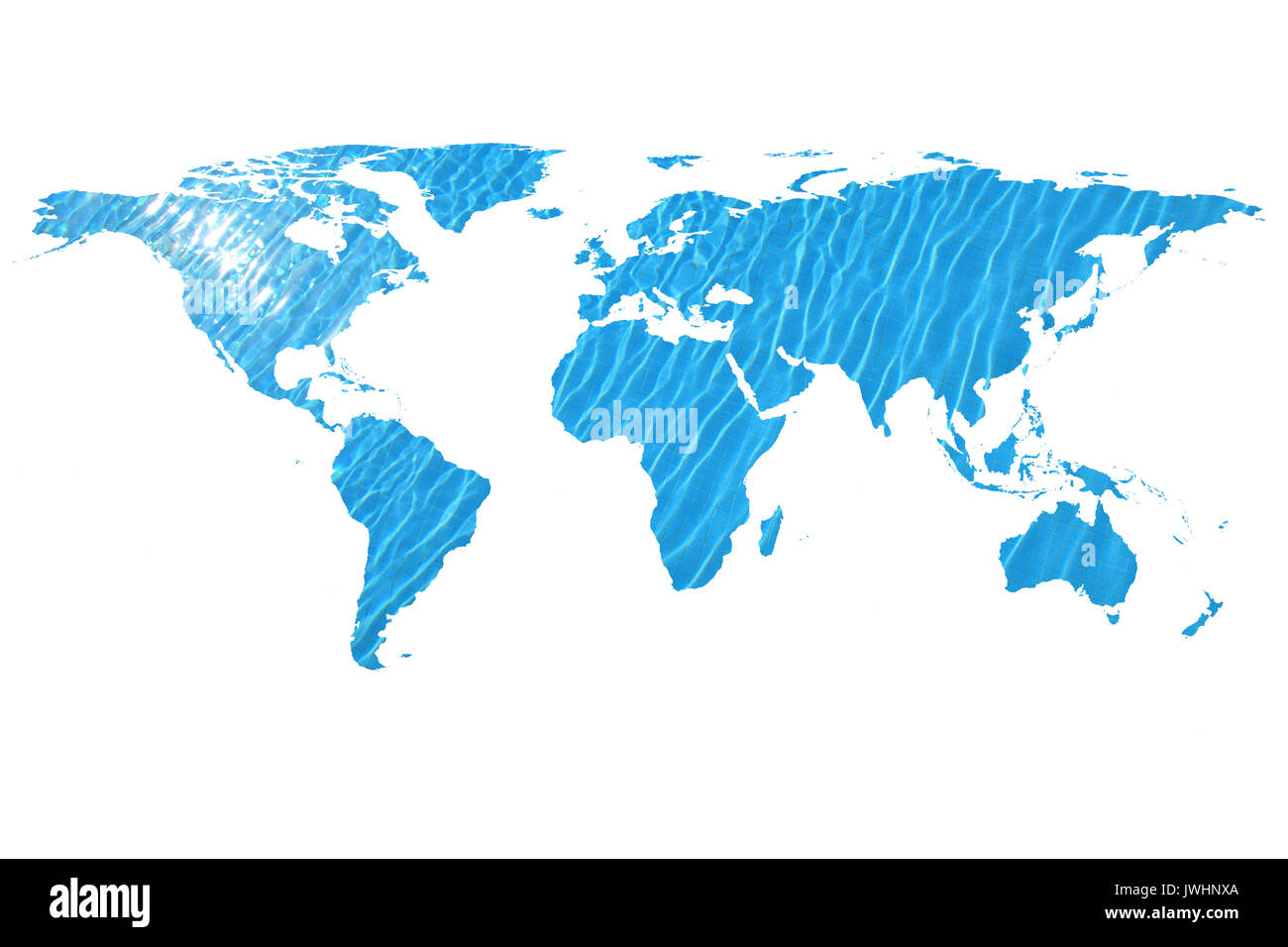 conceptual image of a world map Stock Photo - Alamy
