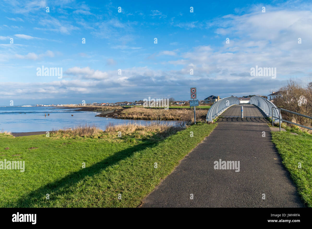 River Doon bridge, Ayr Stock Photo - Alamy