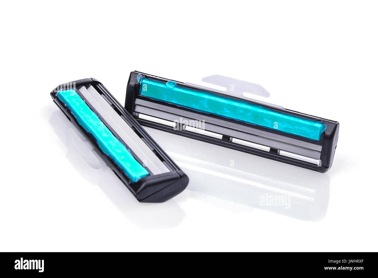 Razor blade isolated on white background Stock Photo - Alamy