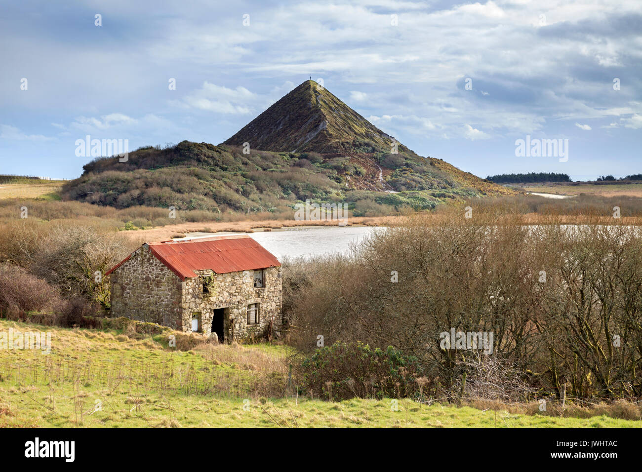 Great Treverbyn China Clay Pit in Cornwall Stock Photo - Alamy