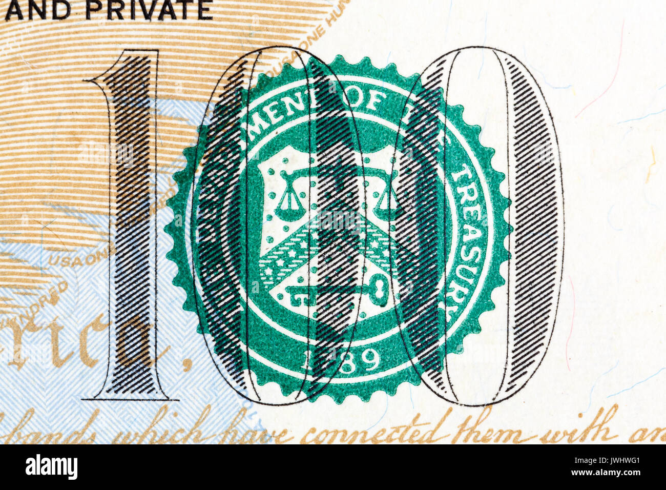 100 dollar bill hi-res stock photography and images - Alamy