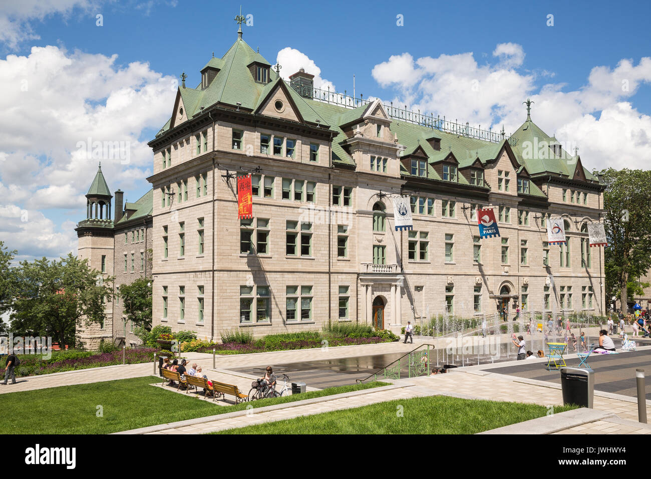 The architecture and skyline of Quebec City in Canada Stock Photo - Alamy
