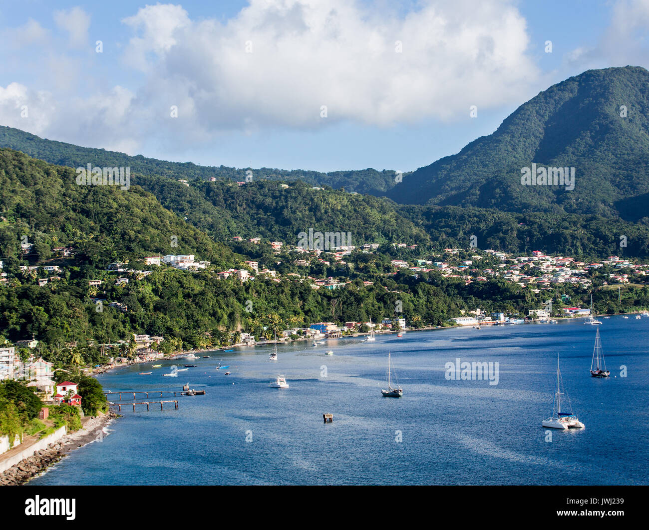 Dominica green hi-res stock photography and images - Alamy