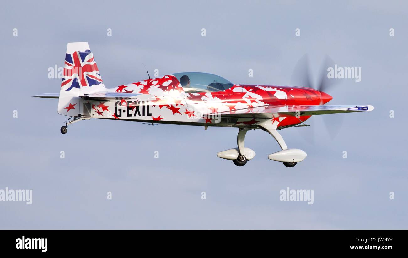 Global Stars Extra 300sc aircraft at Old Warden Aerodrome Stock Photo ...