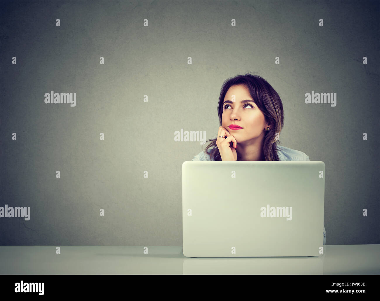 Student and computer and daydream hi-res stock photography and images ...