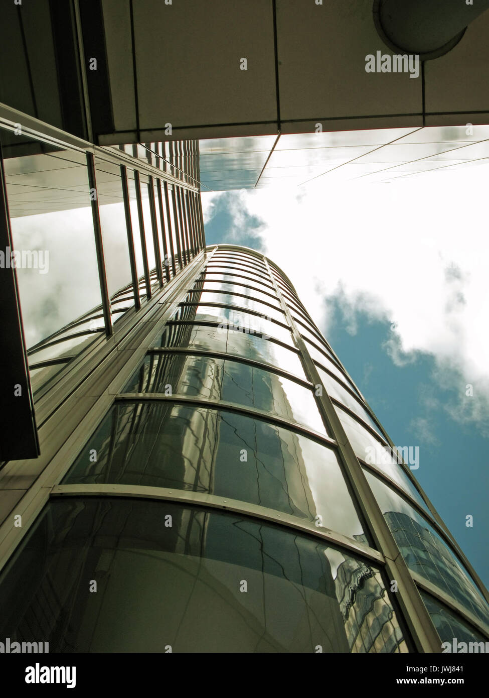 Glass Bank building Stock Photo - Alamy