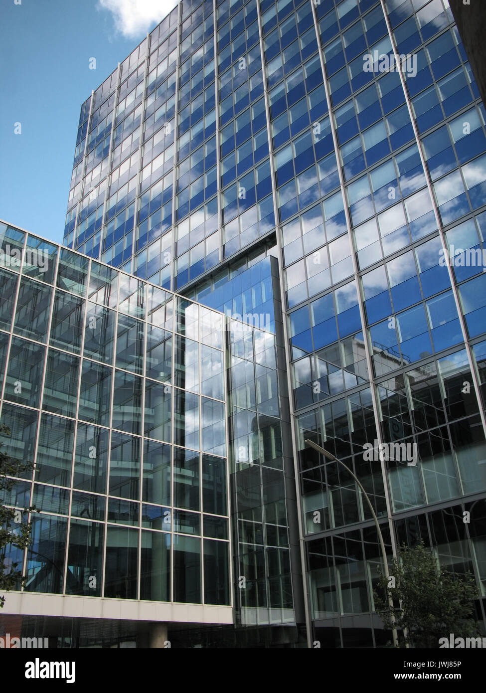 Glass Bank building Stock Photo - Alamy