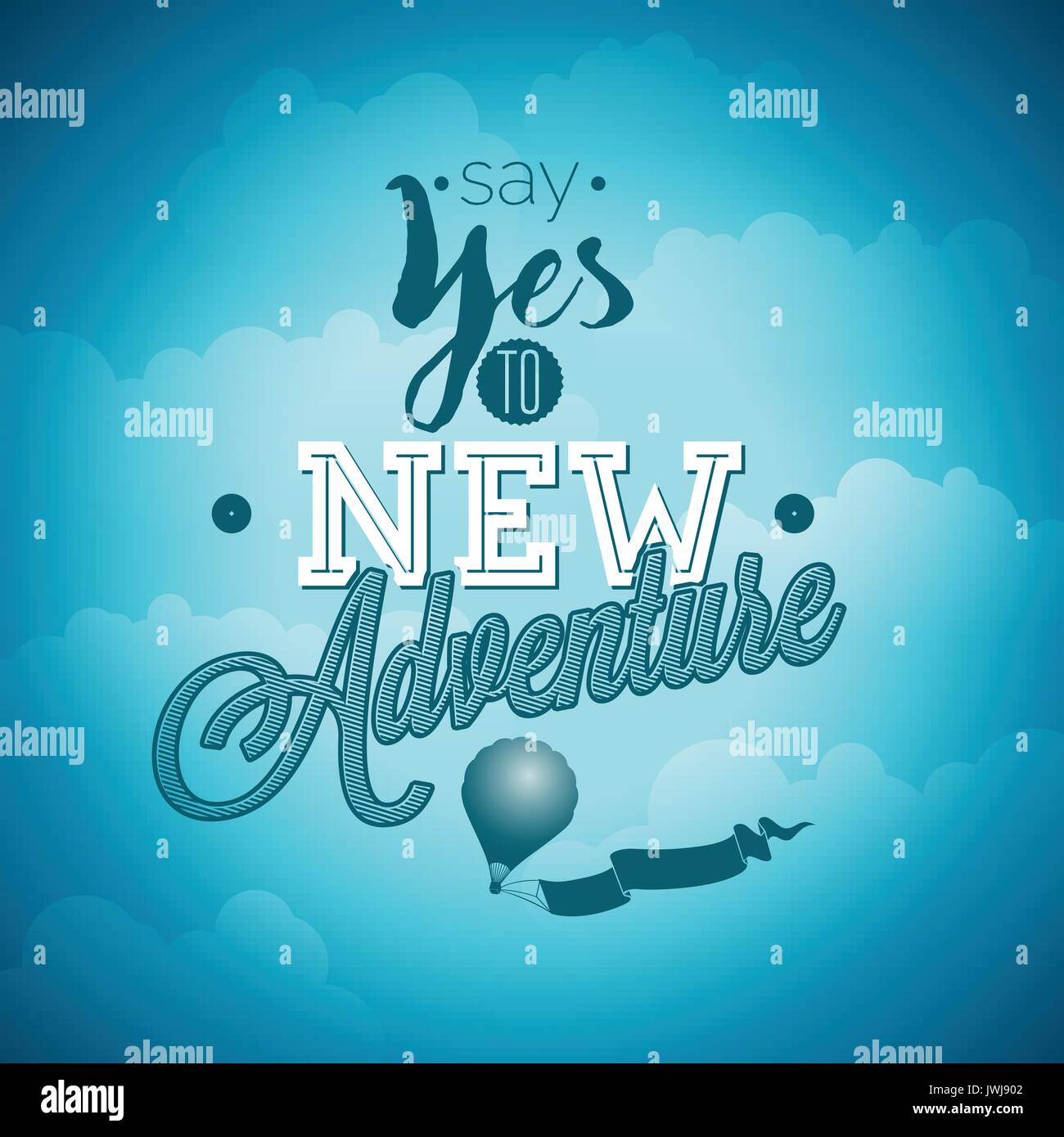 Vector typography design element for greeting cards and posters. Say ...