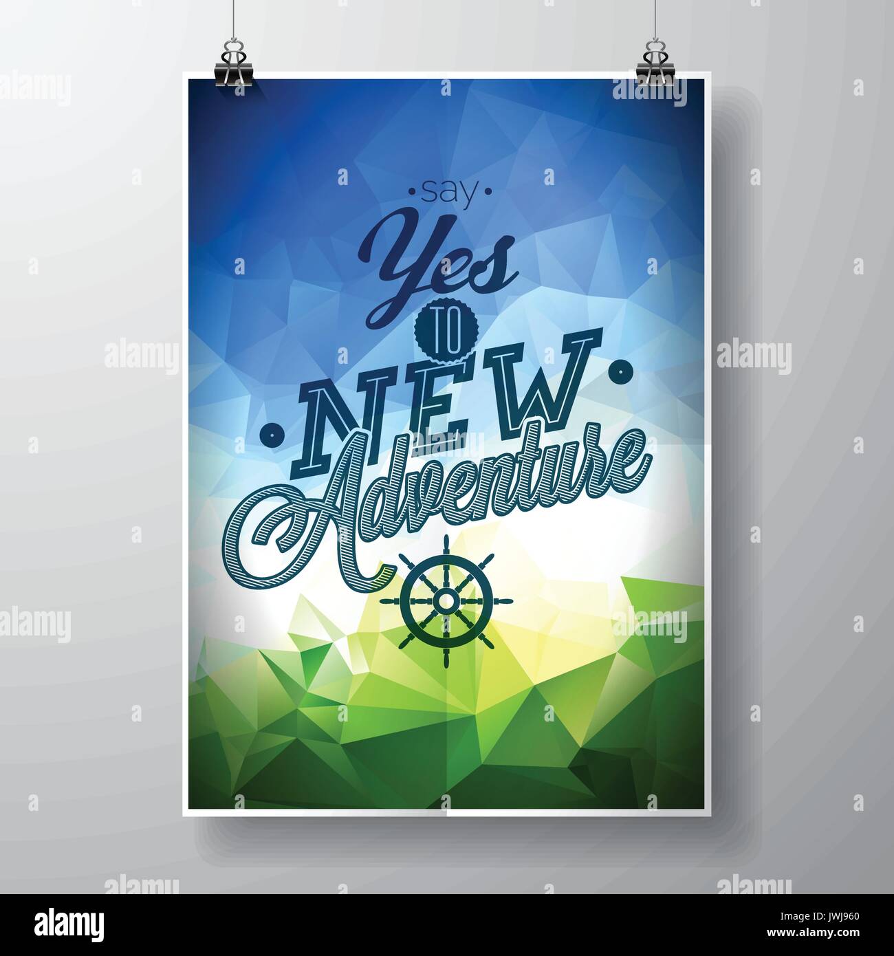 Vector typography design element for greeting cards and posters. Say ...
