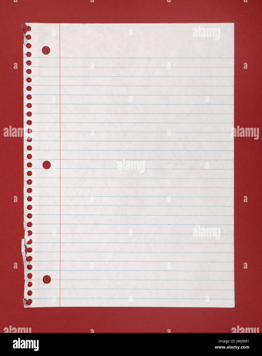 Single Blank Page Stock Photo - Alamy