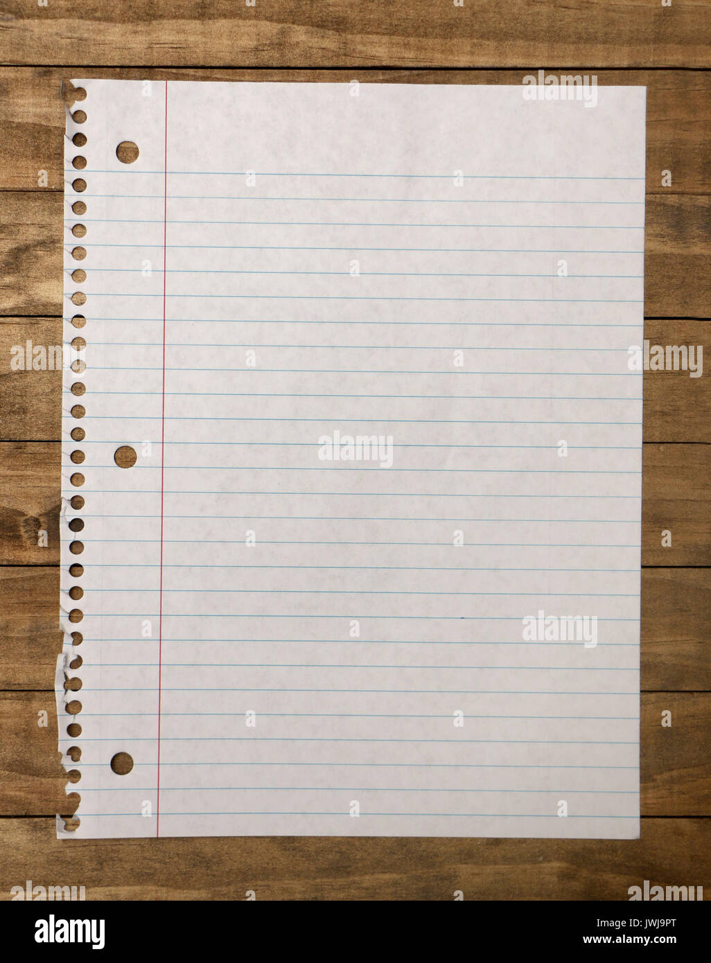 Single Blank Page Stock Photo - Alamy