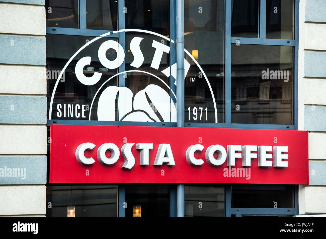 Costa coffee company logo hi-res stock photography and images - Alamy