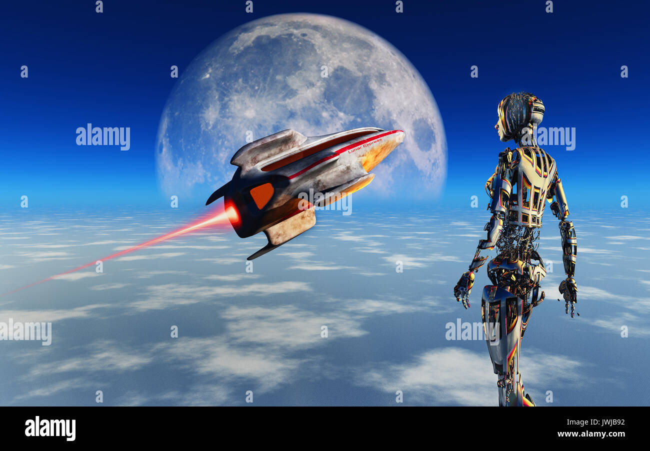 Commercial spaceship hi-res stock photography and images - Alamy