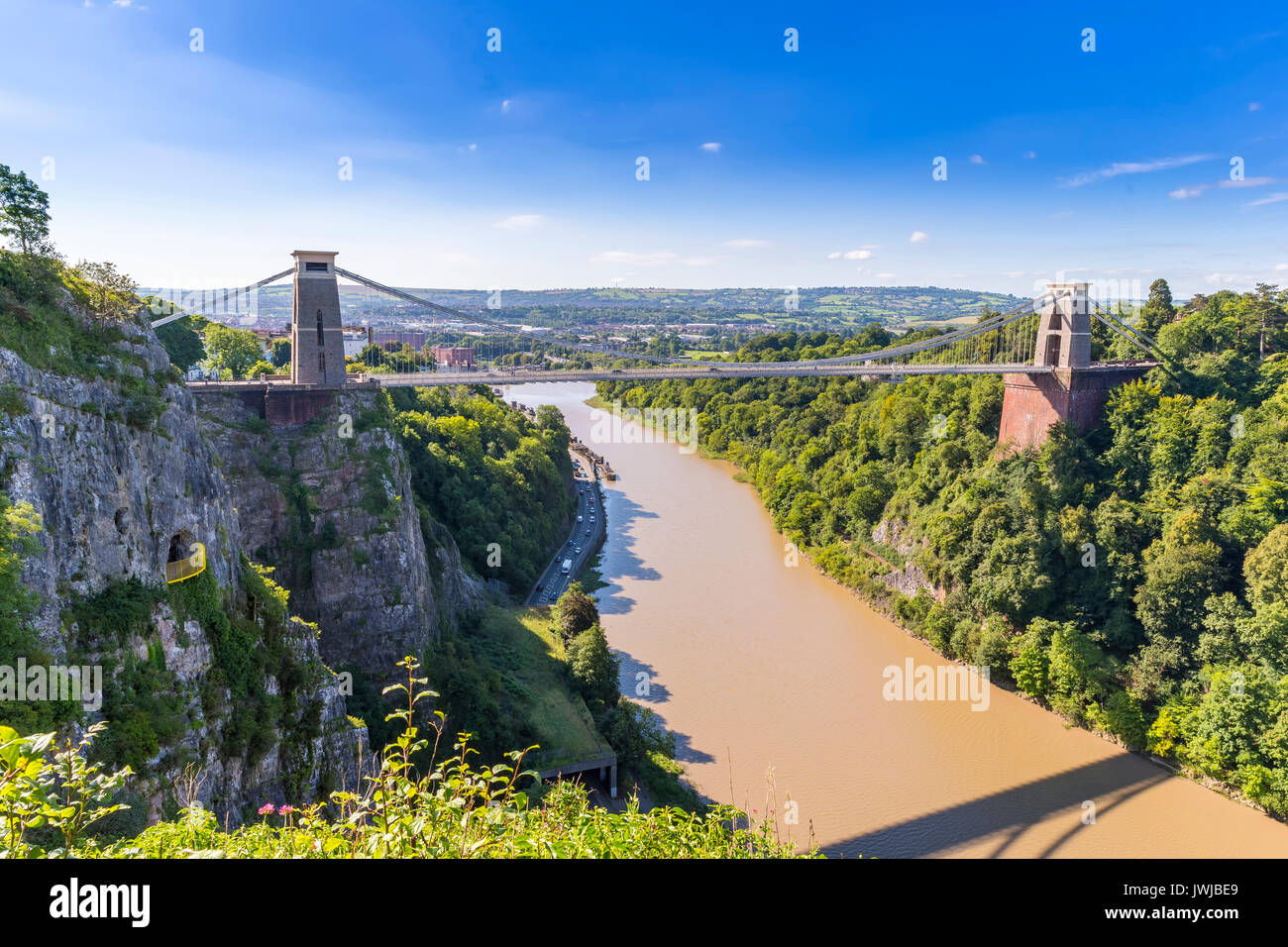 Clifton suspension bridge summer hi-res stock photography and images ...