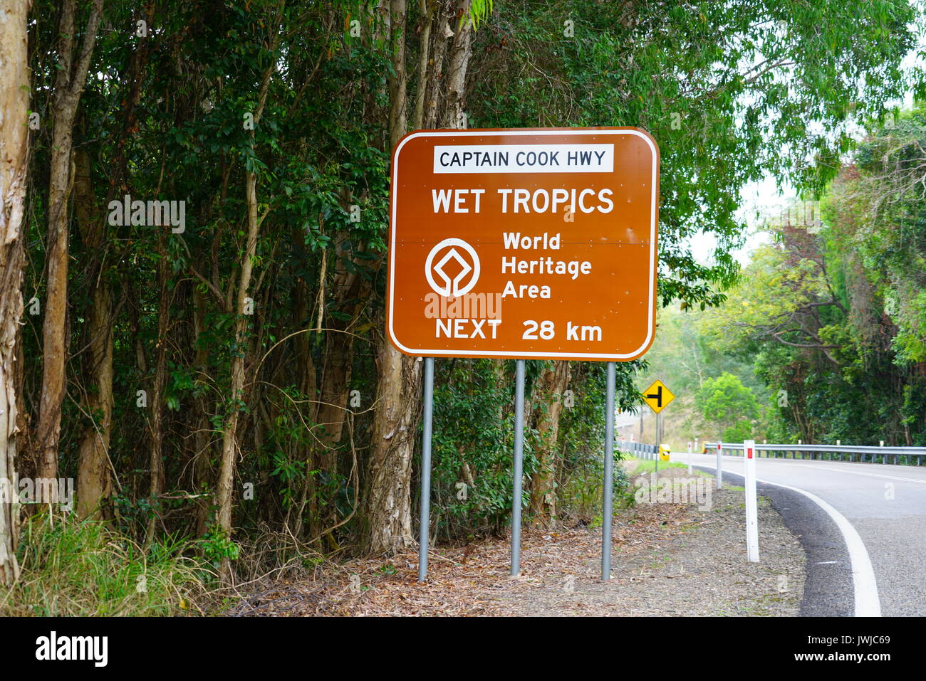 The Captain Cook Highway going through the Wet Tropics, a UNESCO World ...