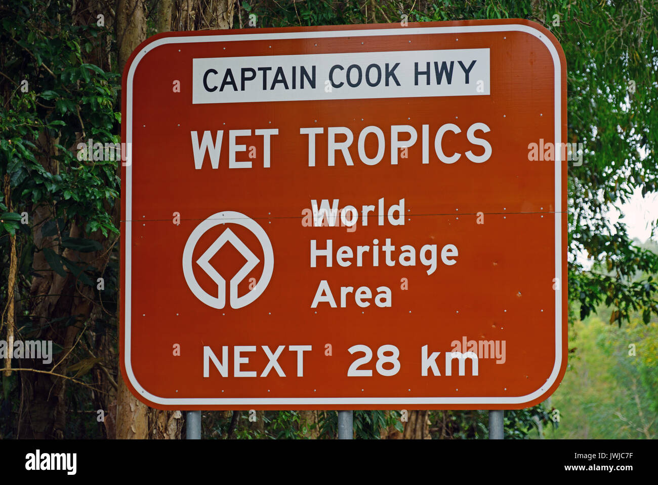 The Captain Cook Highway going through the Wet Tropics, a UNESCO World ...