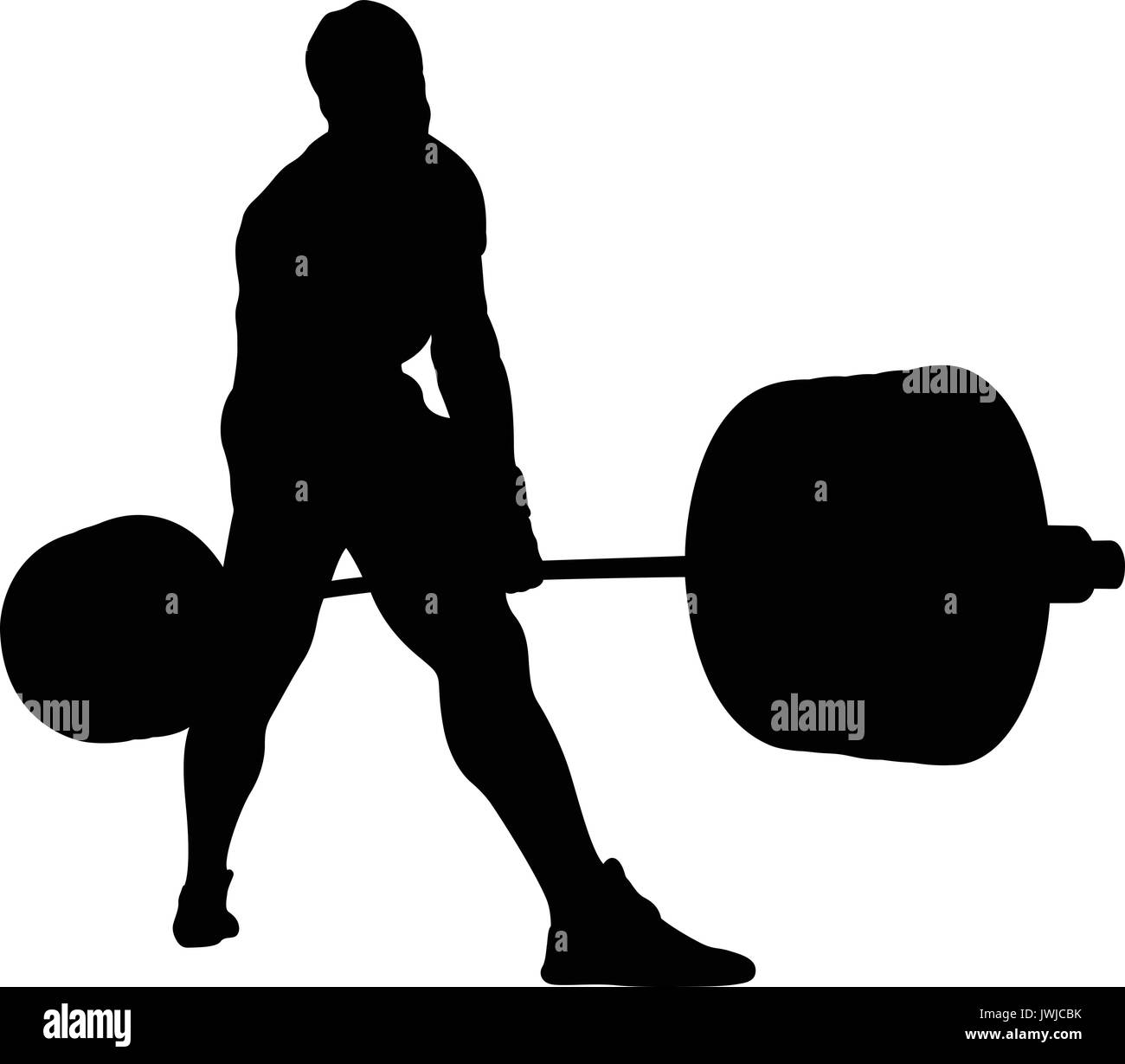 Squatting side view Stock Vector Images - Alamy