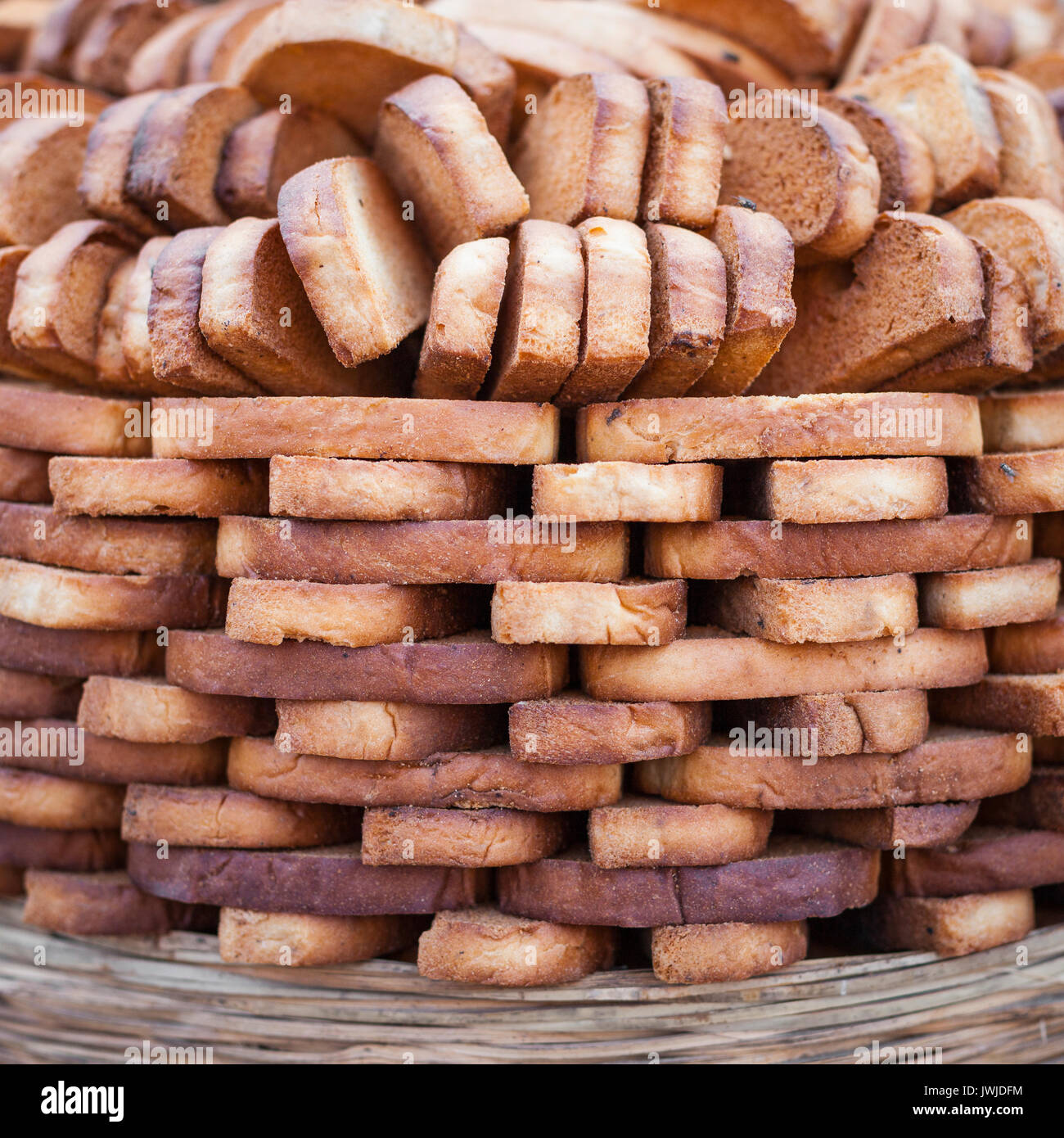 India bread at local street market Stock Photo - Alamy