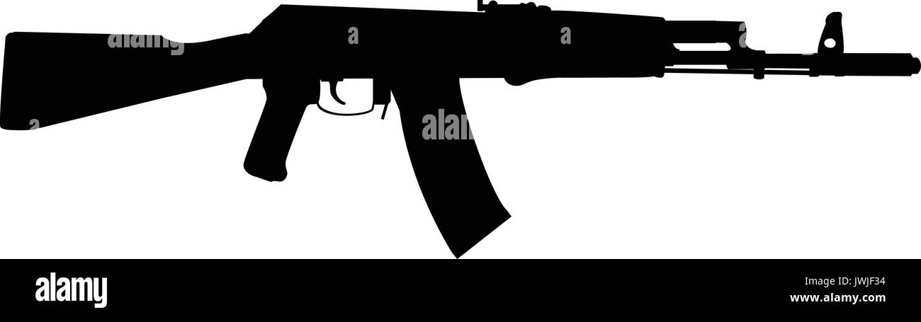 Assault Rifle Silhouette