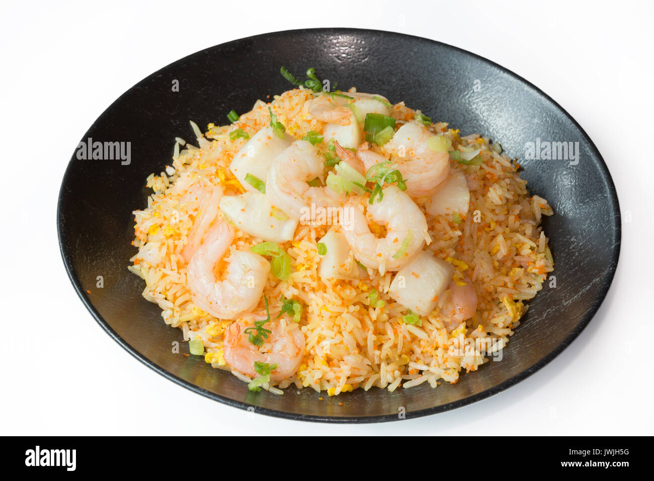 Seafood chop on fried rice Stock Photo - Alamy