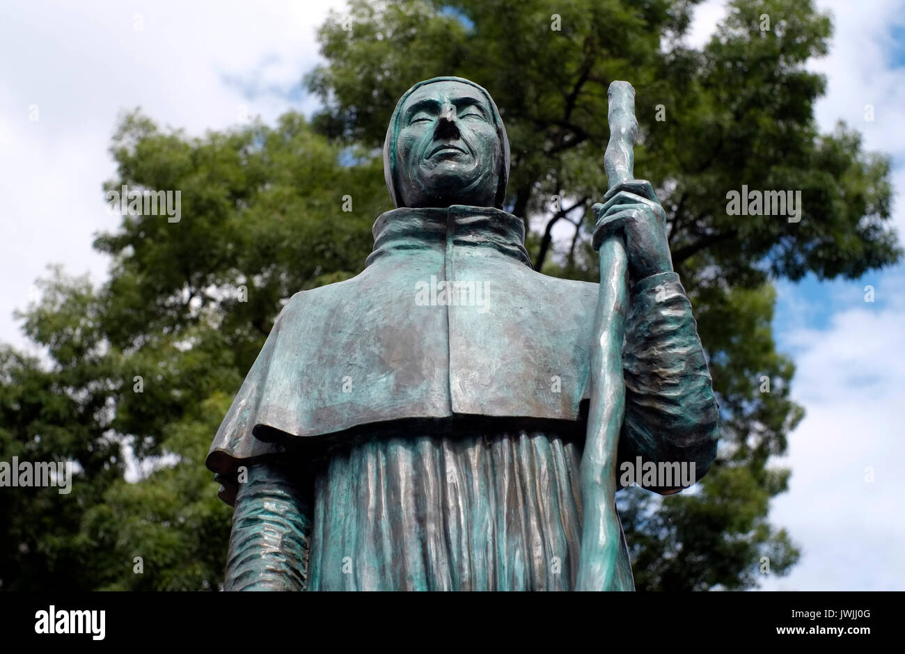 A statue of Pope Adrian VI, a Dutchman from Utrecht, is seen in a ...