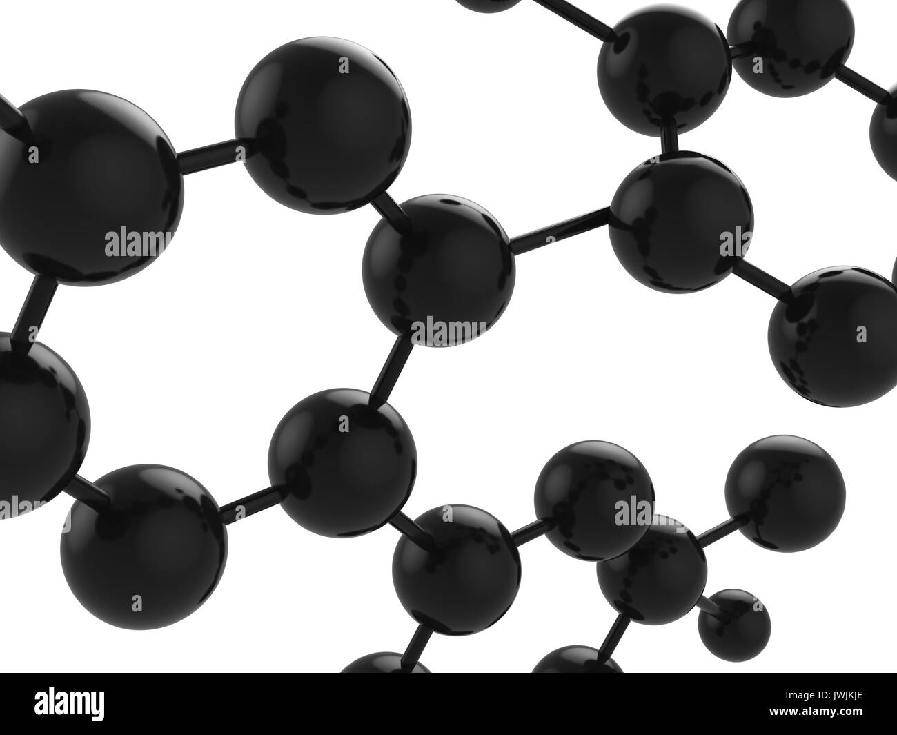 3d rendering circular molecule structure Stock Photo - Alamy