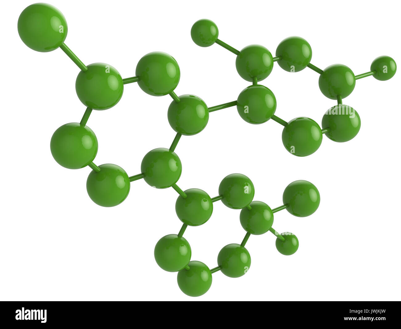 3d rendering circular molecule structure Stock Photo - Alamy