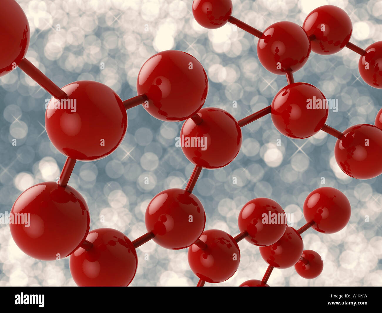 3d rendering circular molecule structure Stock Photo - Alamy