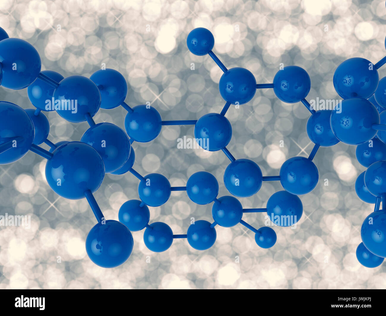 3d rendering circular molecule structure Stock Photo - Alamy