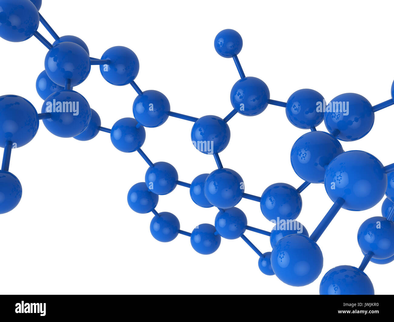 3d rendering circular molecule structure Stock Photo - Alamy