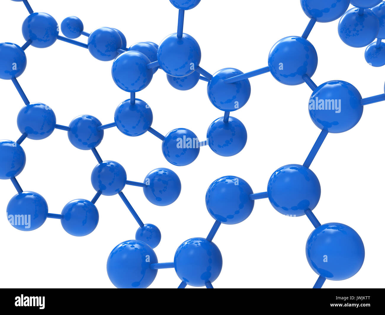 3d rendering circular molecule structure Stock Photo - Alamy
