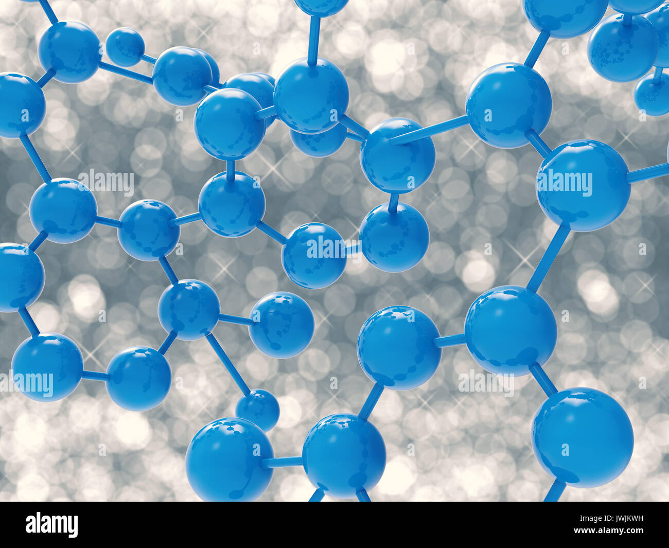 3d rendering circular molecule structure Stock Photo - Alamy