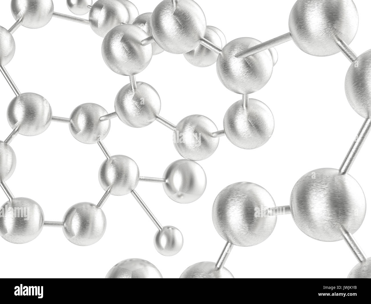 3d rendering circular molecule structure Stock Photo - Alamy