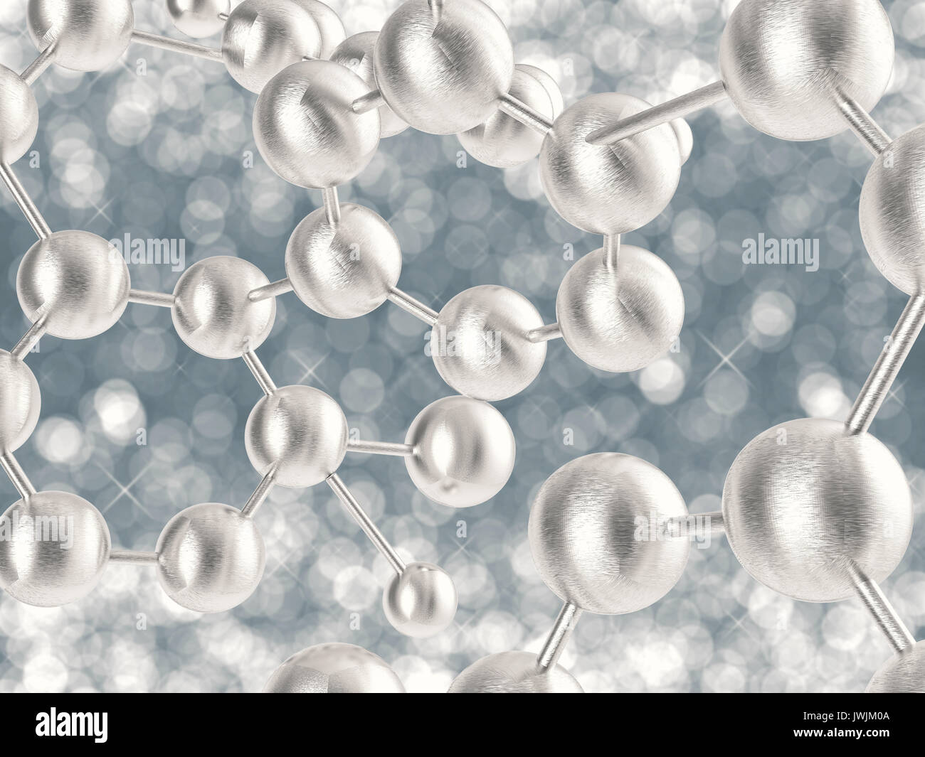 3d rendering circular molecule structure Stock Photo - Alamy