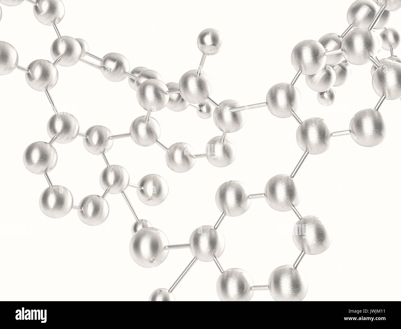 3d rendering circular molecule structure Stock Photo - Alamy