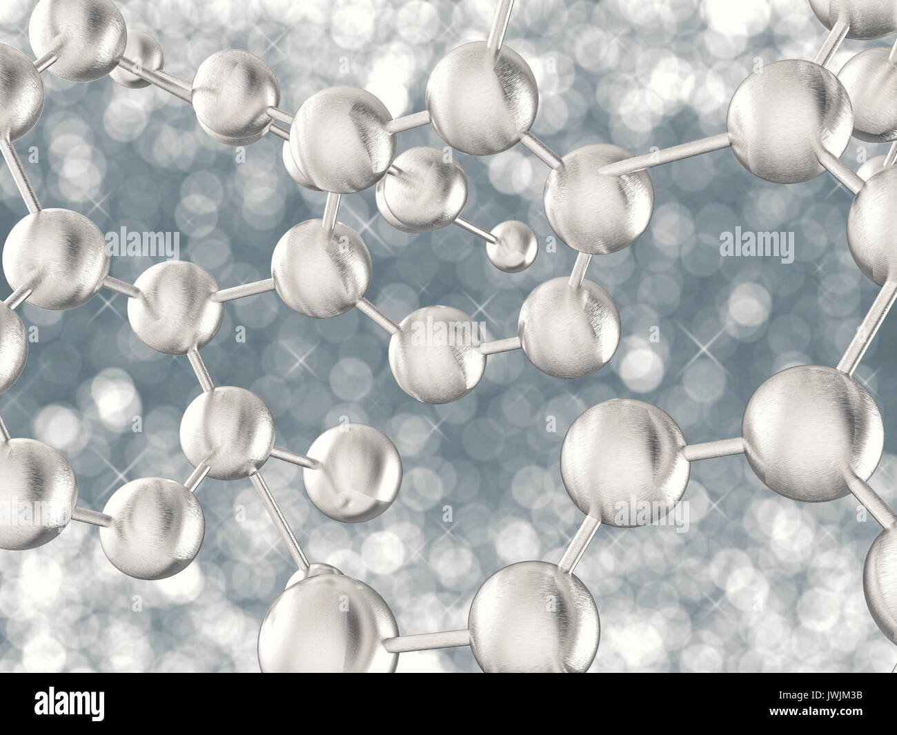3d rendering circular molecule structure Stock Photo - Alamy