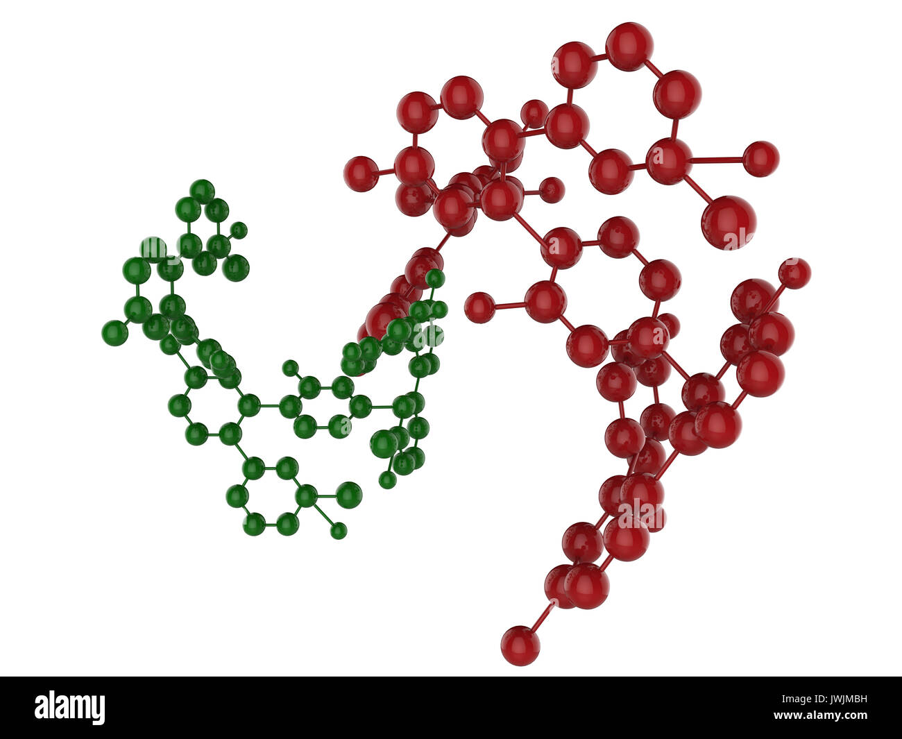 3d rendering circular molecule structure Stock Photo - Alamy