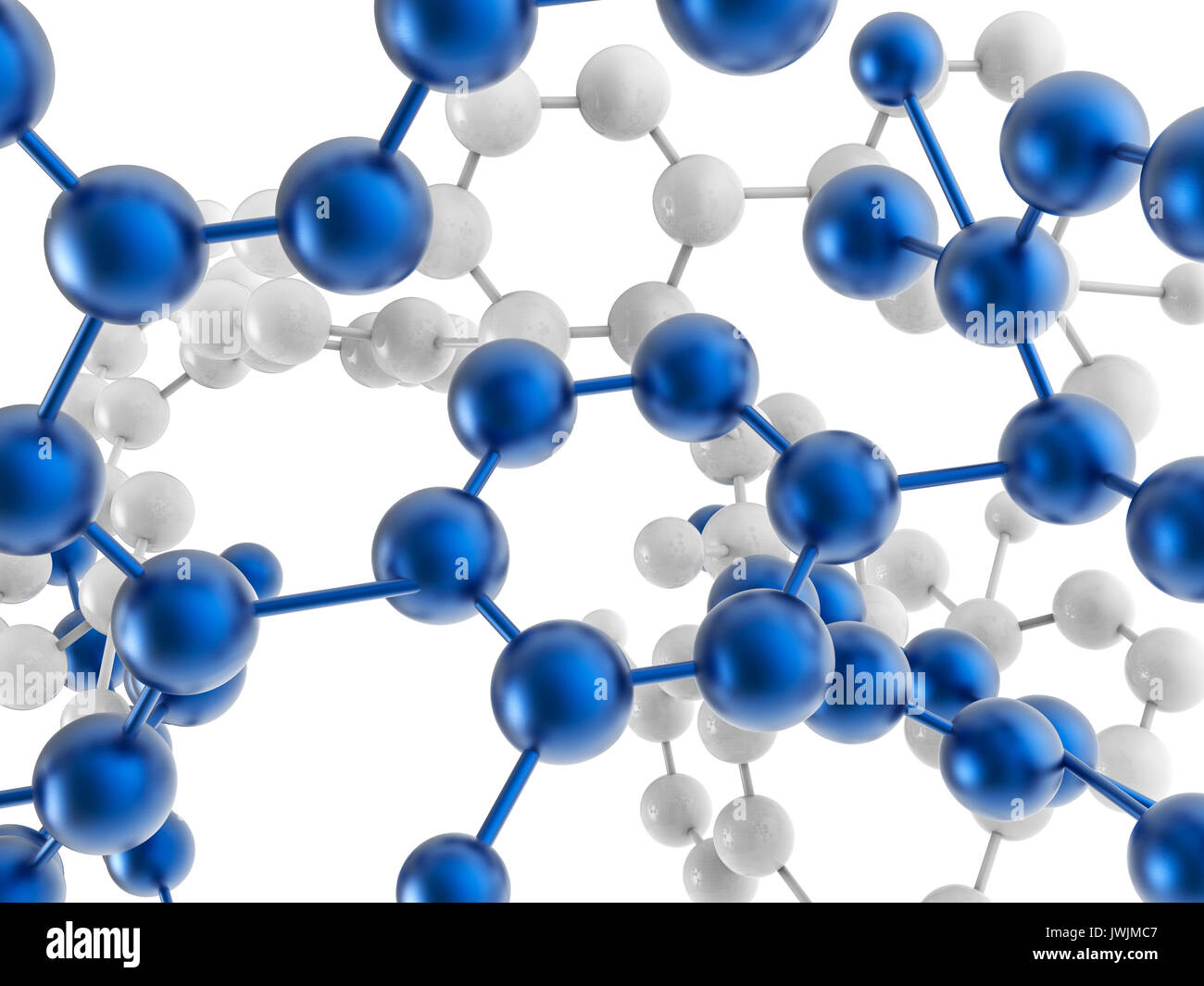 3d rendering circular molecule structure Stock Photo - Alamy