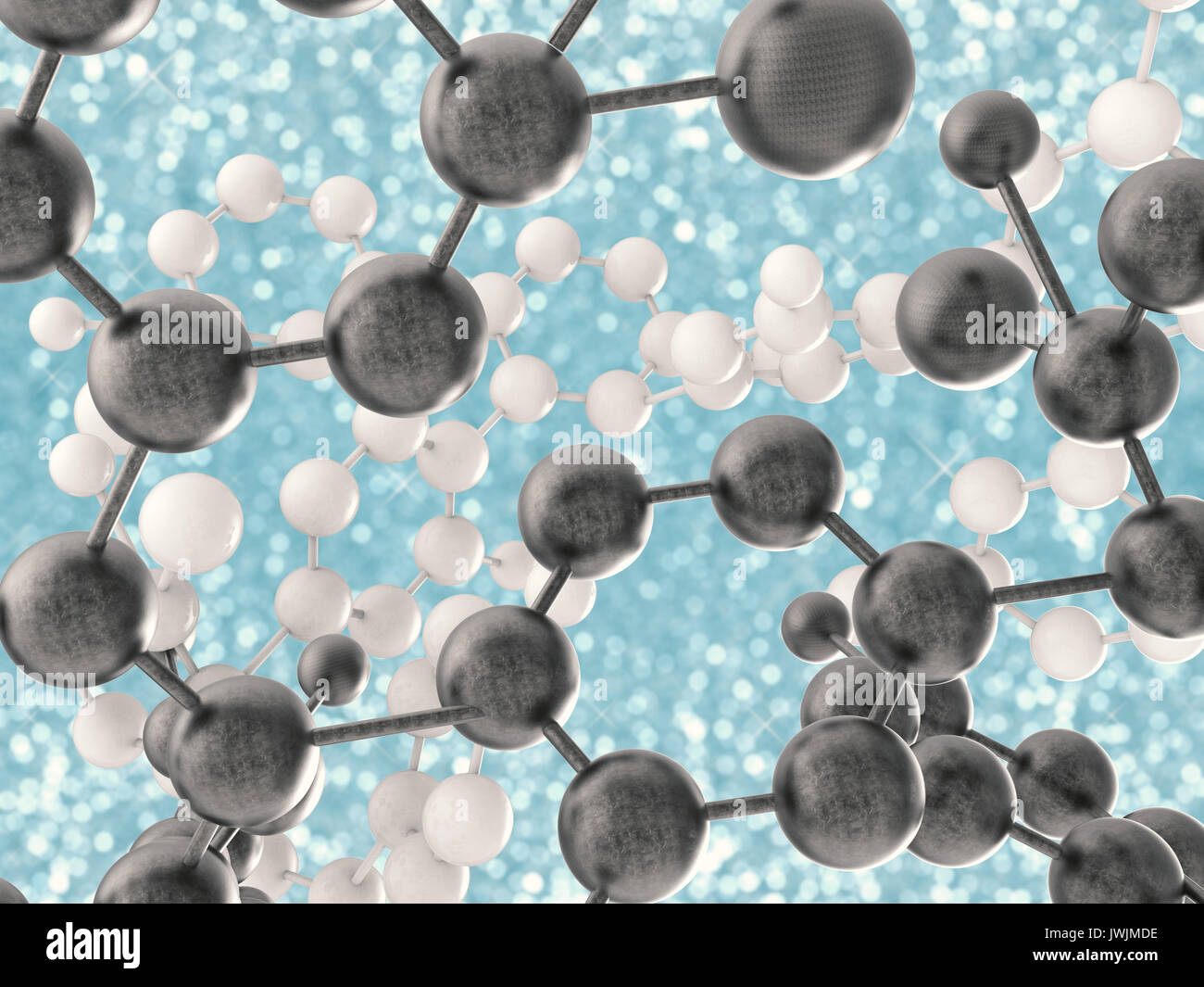 3d rendering circular molecule structure Stock Photo - Alamy