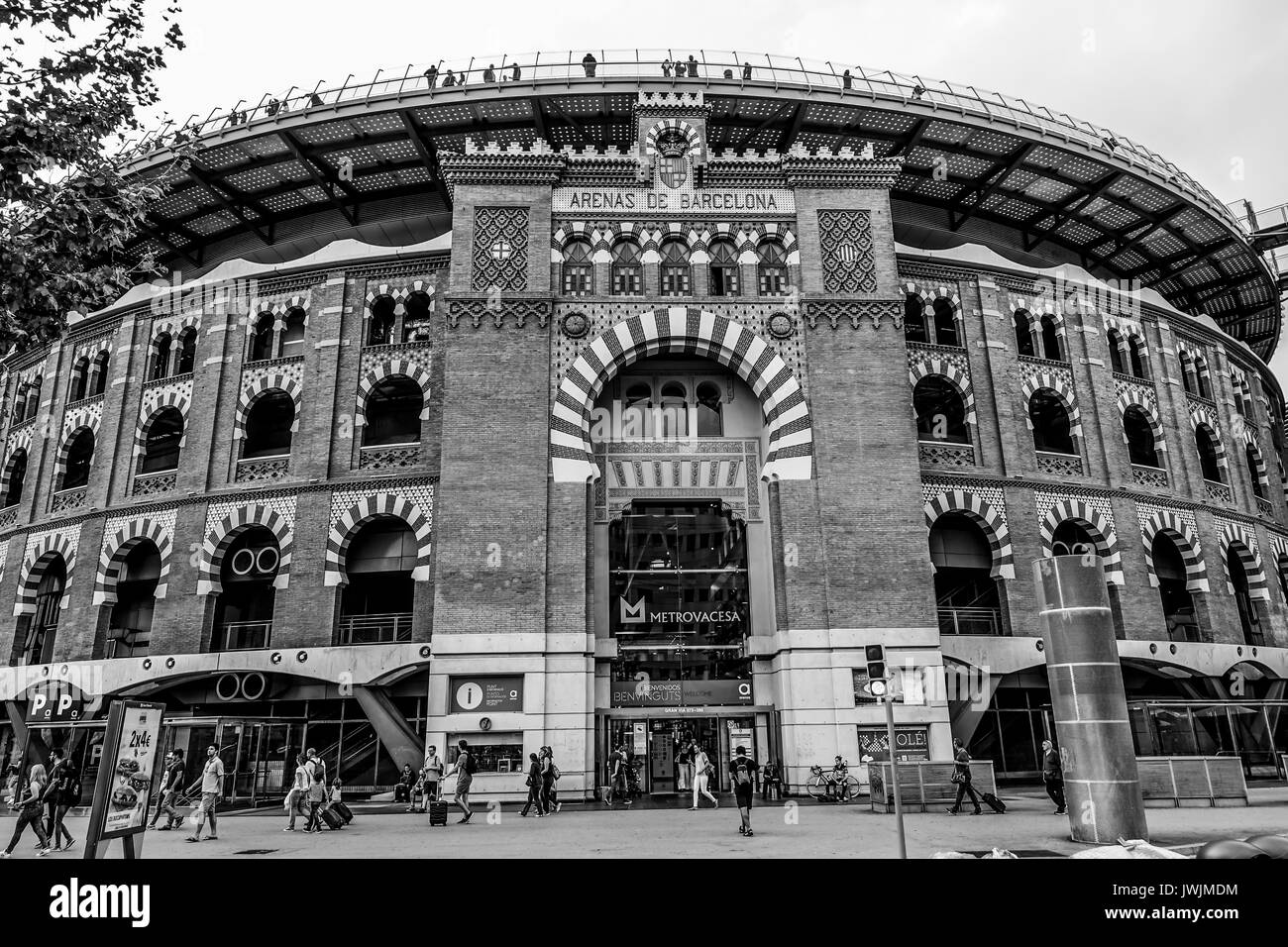 Arena de Barcelona - shopping center - BARCELONA / SPAIN - OCTOBER 2 ...