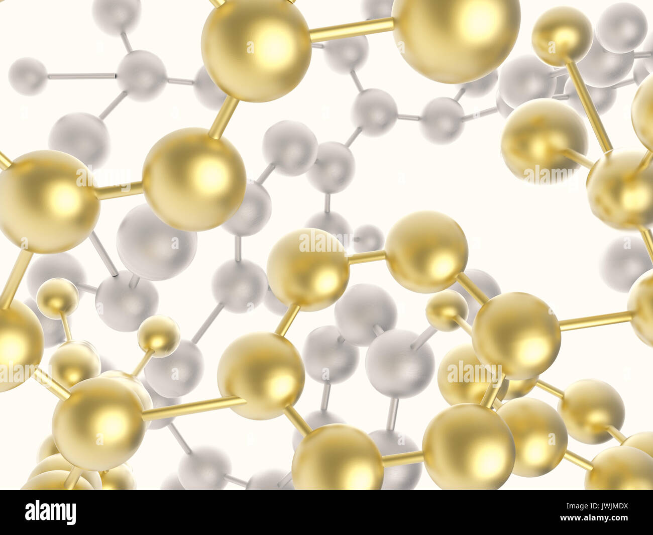3d rendering circular molecule structure Stock Photo - Alamy